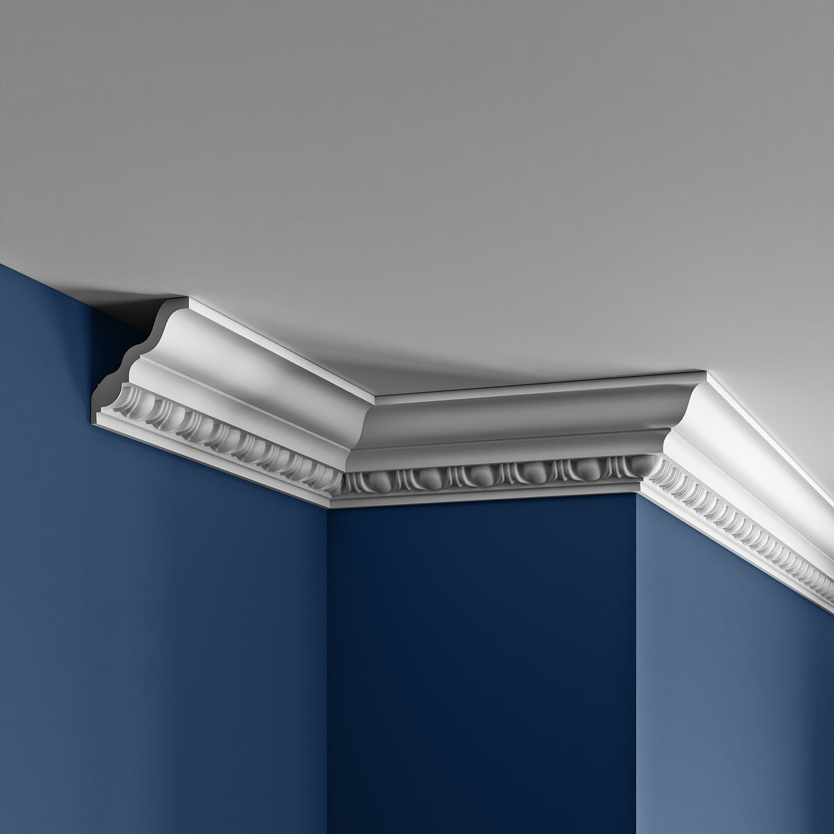 CS9049 PU Egg Dart Cornice Lightweight Coving 2m – Coving Shop UK