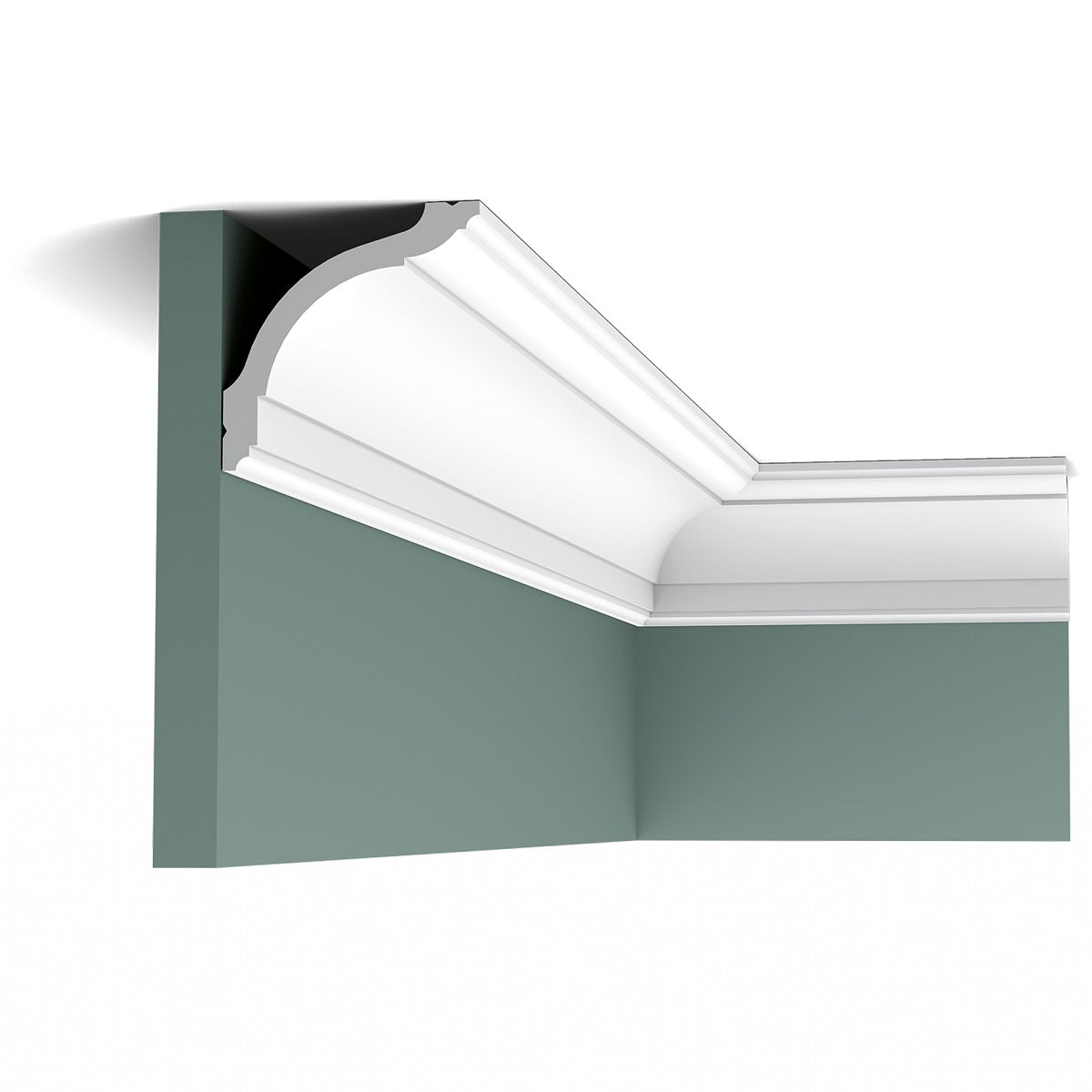 CX127 PU Coving 94mm x 94mm x 2m – Coving Shop UK