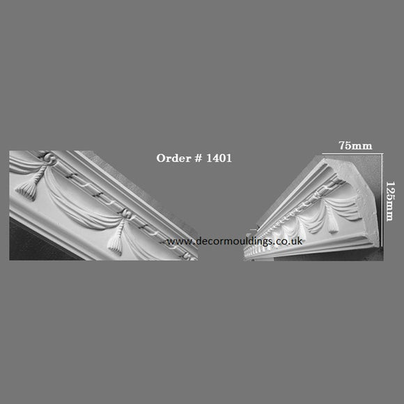 DM1401 Victorian Coving (Ceiling 75mm x 125mm Wall) – Coving Shop UK