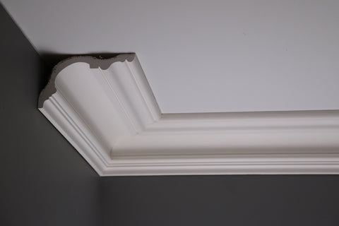 DM1757 Richmond Victorian Plaster Coving (Ceiling 140mm x 90mm Wall) – Coving Shop UK