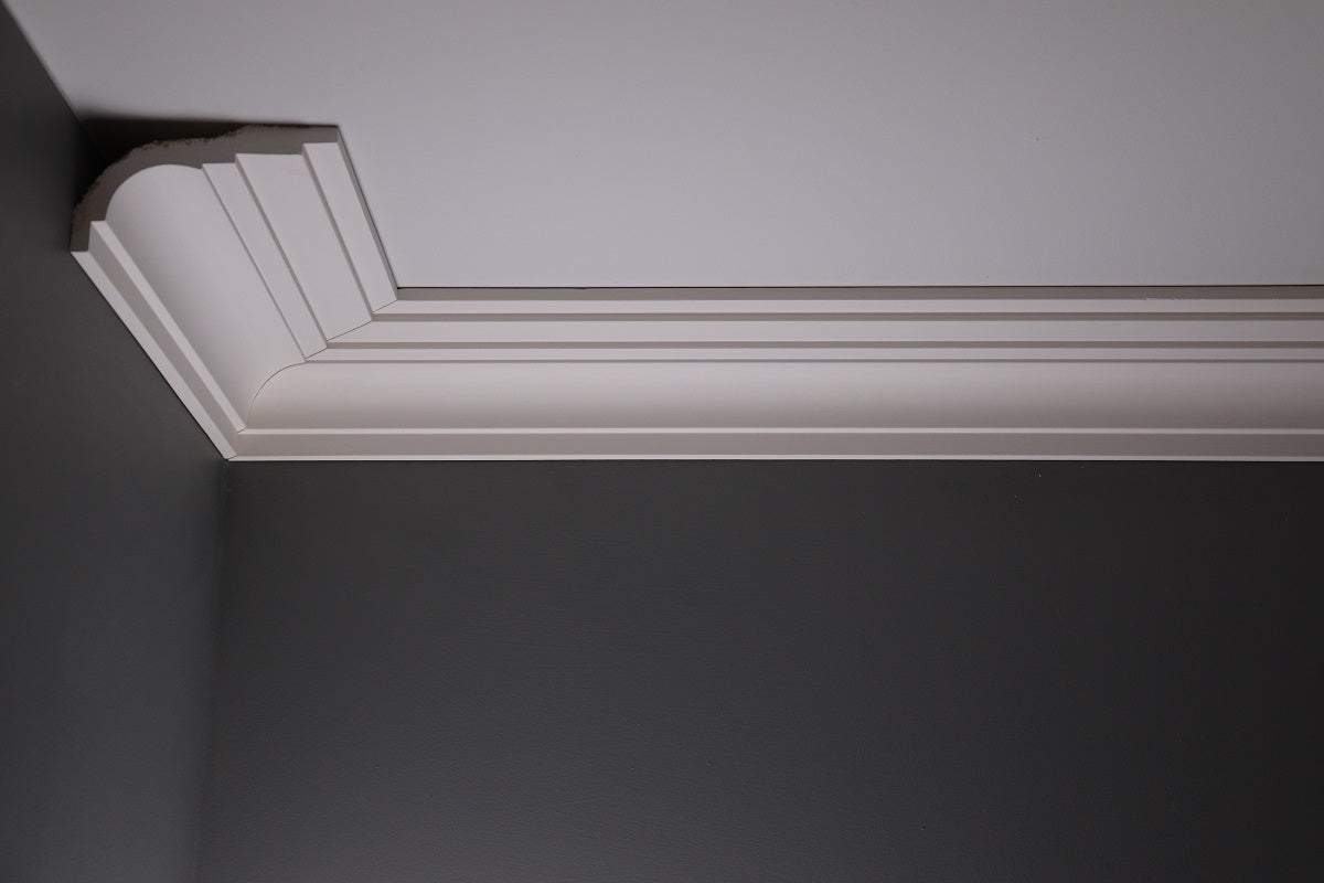 DM1934 Stepped Coving Art Deco Cornicing (Ceiling 165mm x 80mm Wall ...