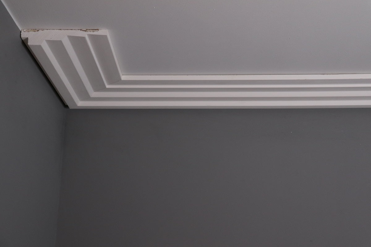 DM1961 Scotia Ceiling Coving Art Deco (Ceiling 175mm x 37mm Wall ...